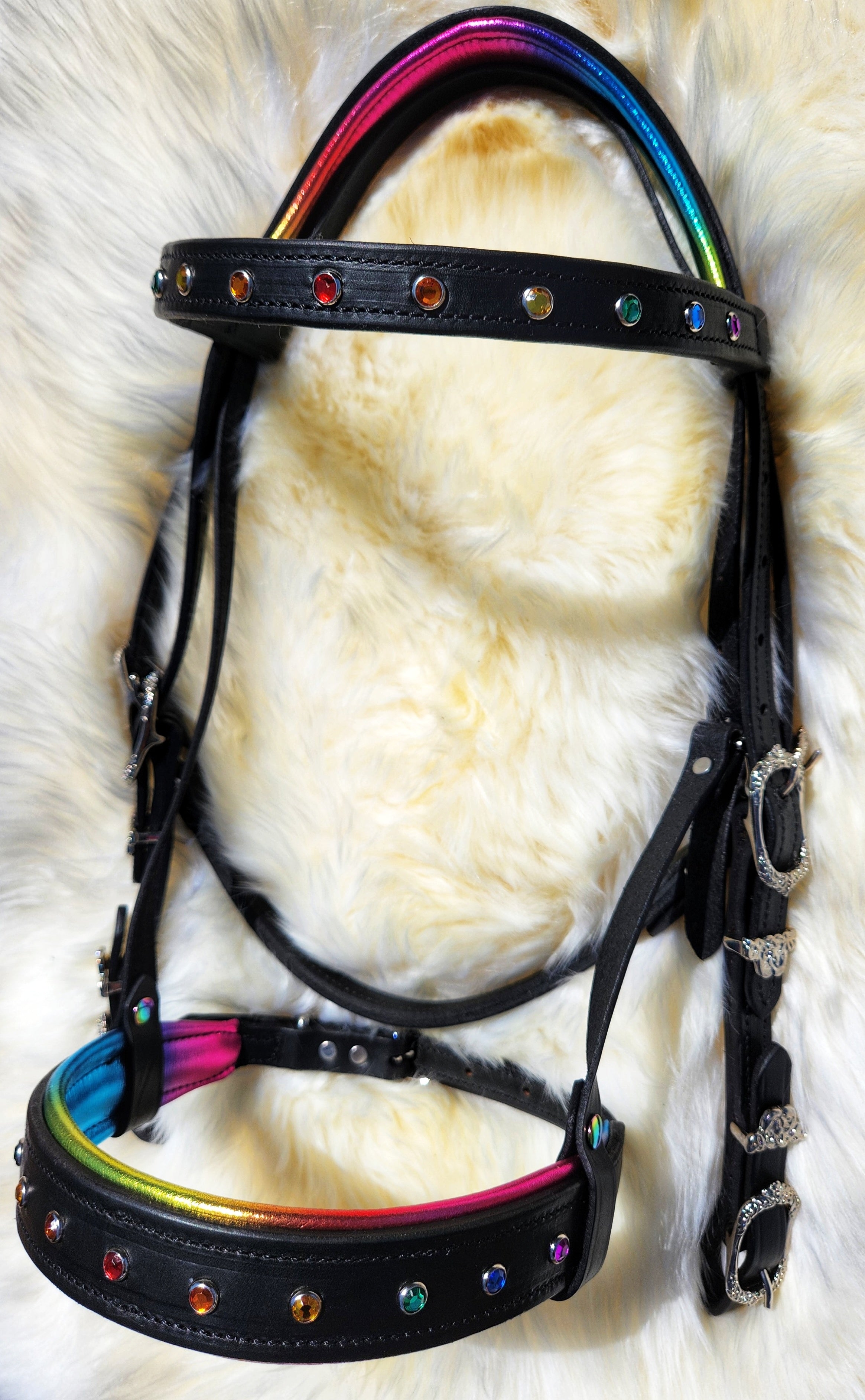 Custom Color Padded Bit Bridle – Royal Legacy Custom Leather