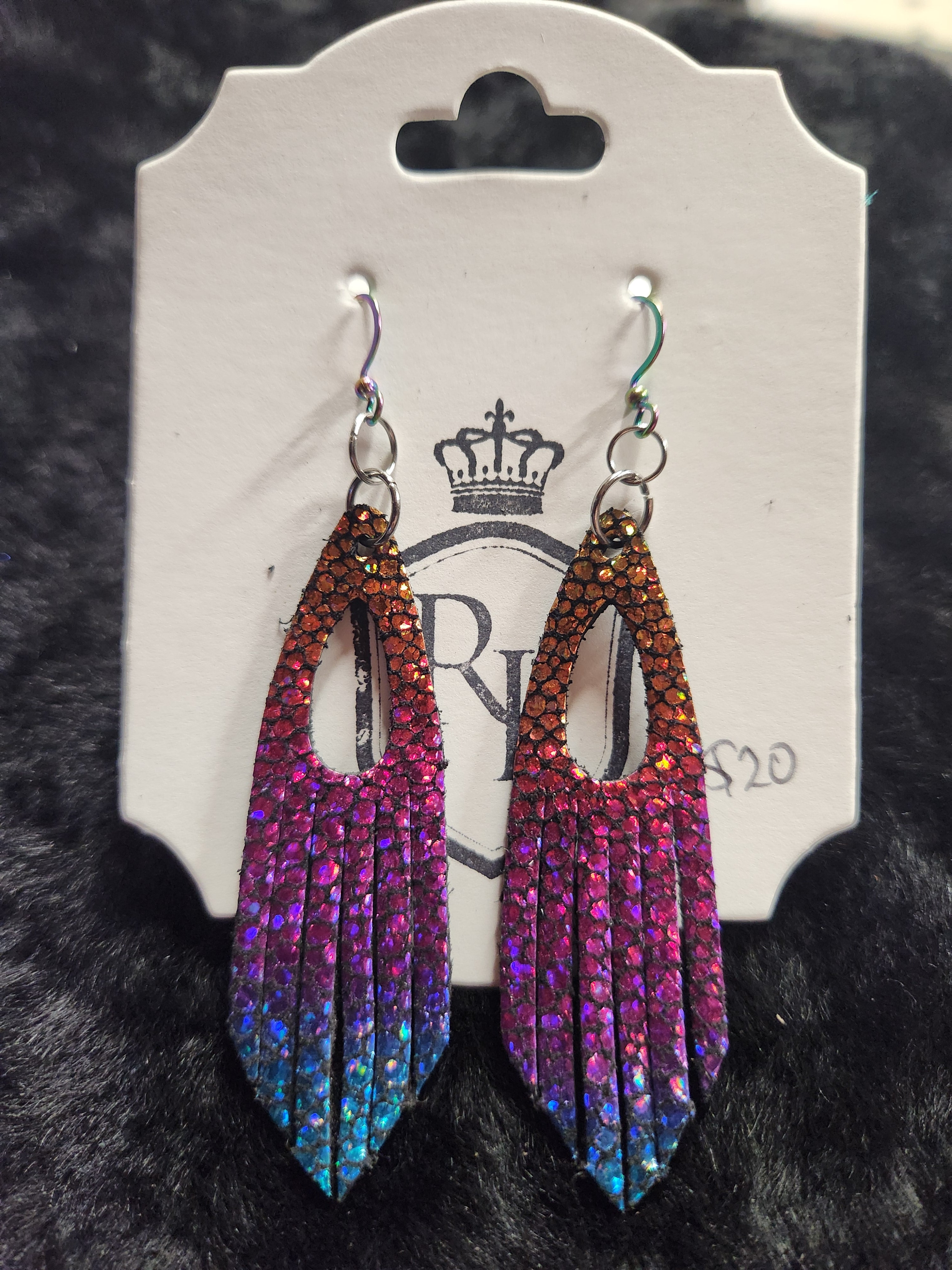 Rainbow dangles – Royal Legacy Custom Leather