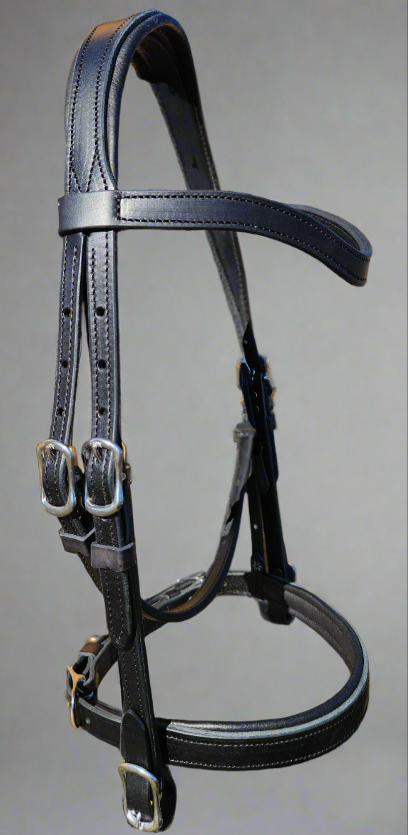 Classic padded English dressage bridle – Royal Legacy Custom Leather