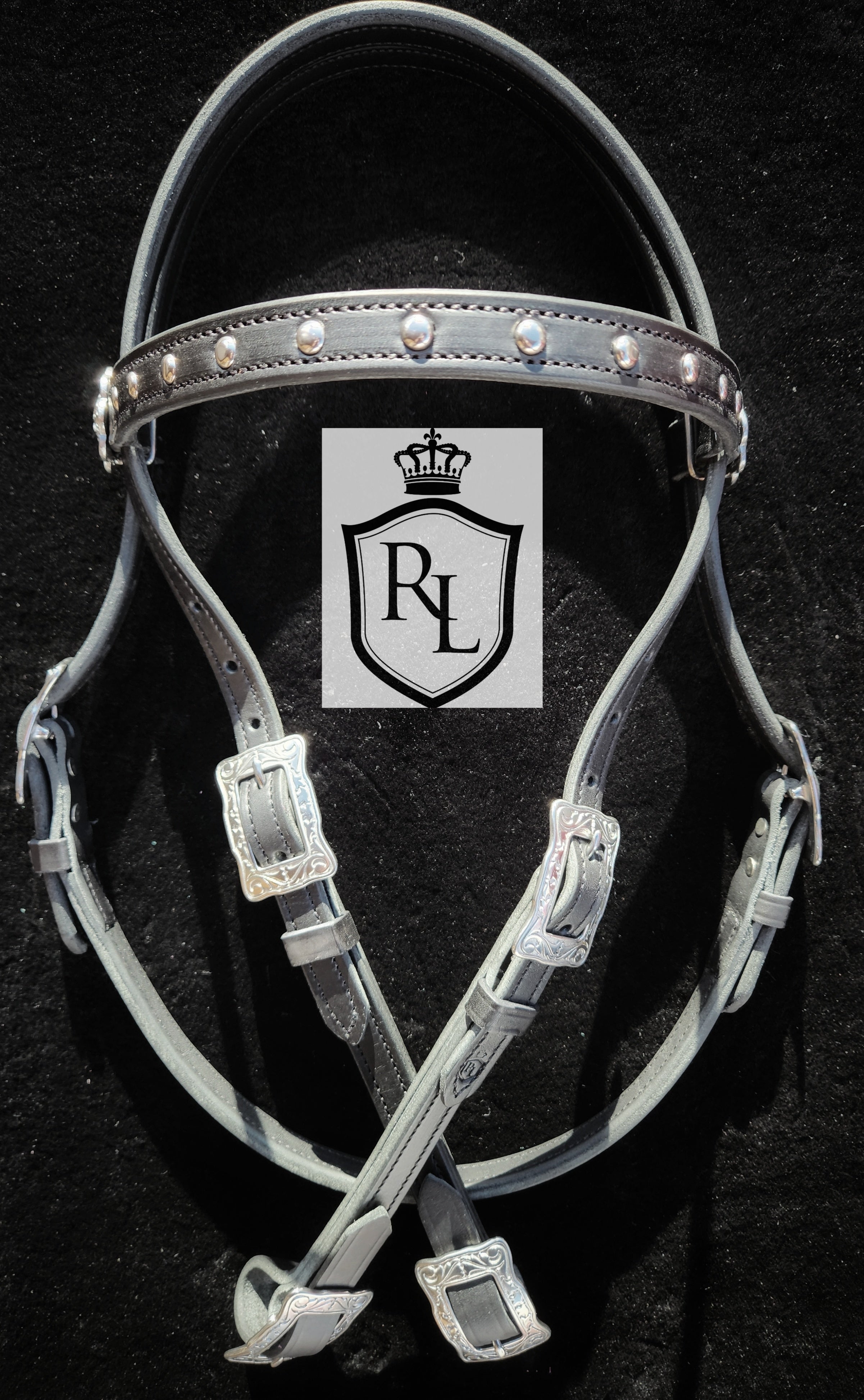 Black/silver bit bridle (large horse/small draft size) – Royal Legacy ...