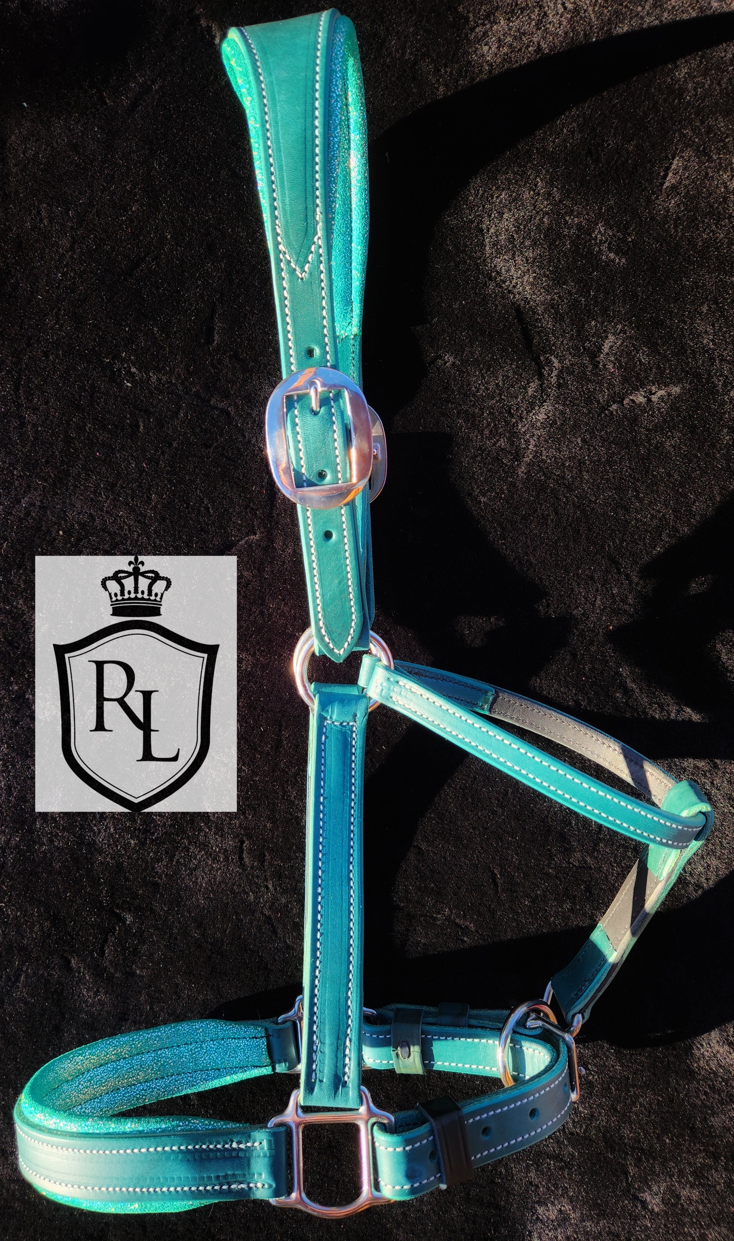 Sparkle padding halters – Royal Legacy Custom Leather