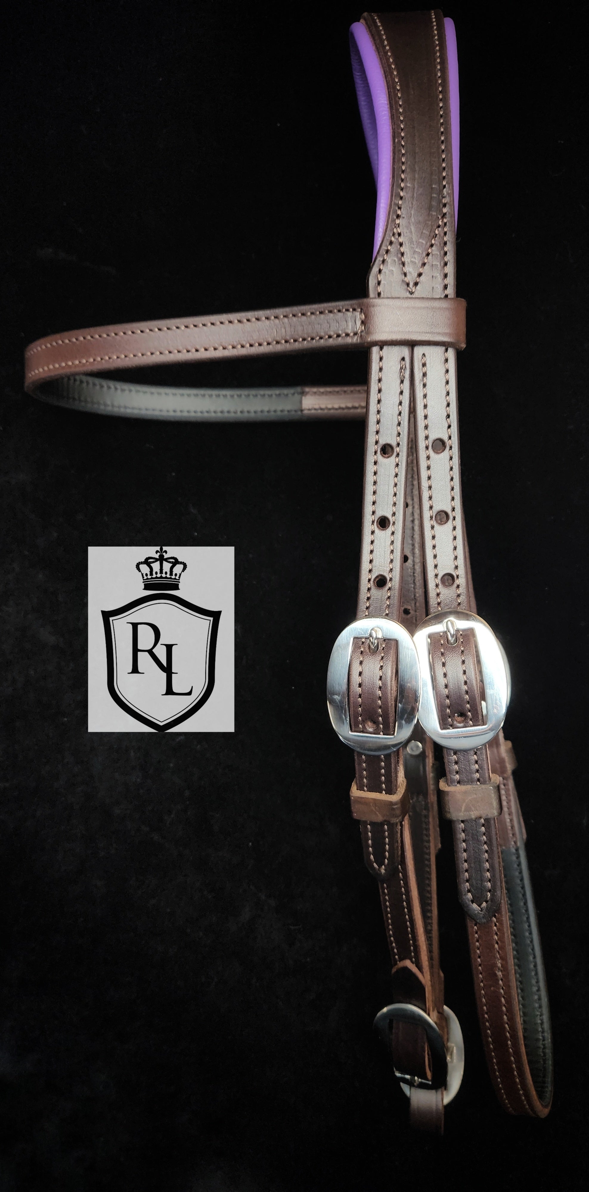 Padded Western Bridle – Royal Legacy Custom Leather