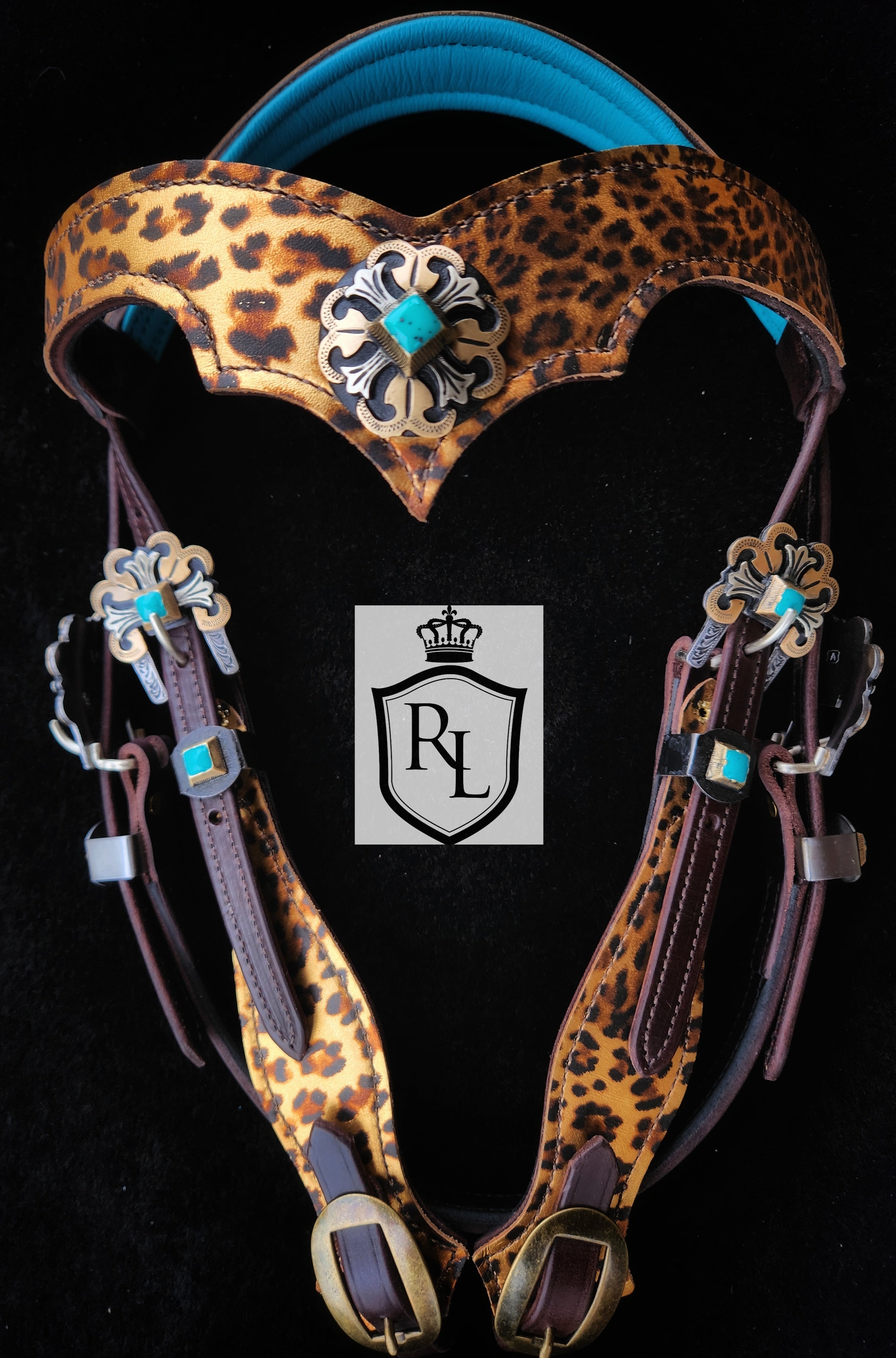 Wild Turquoise Bit bridle – Royal Legacy Custom Leather
