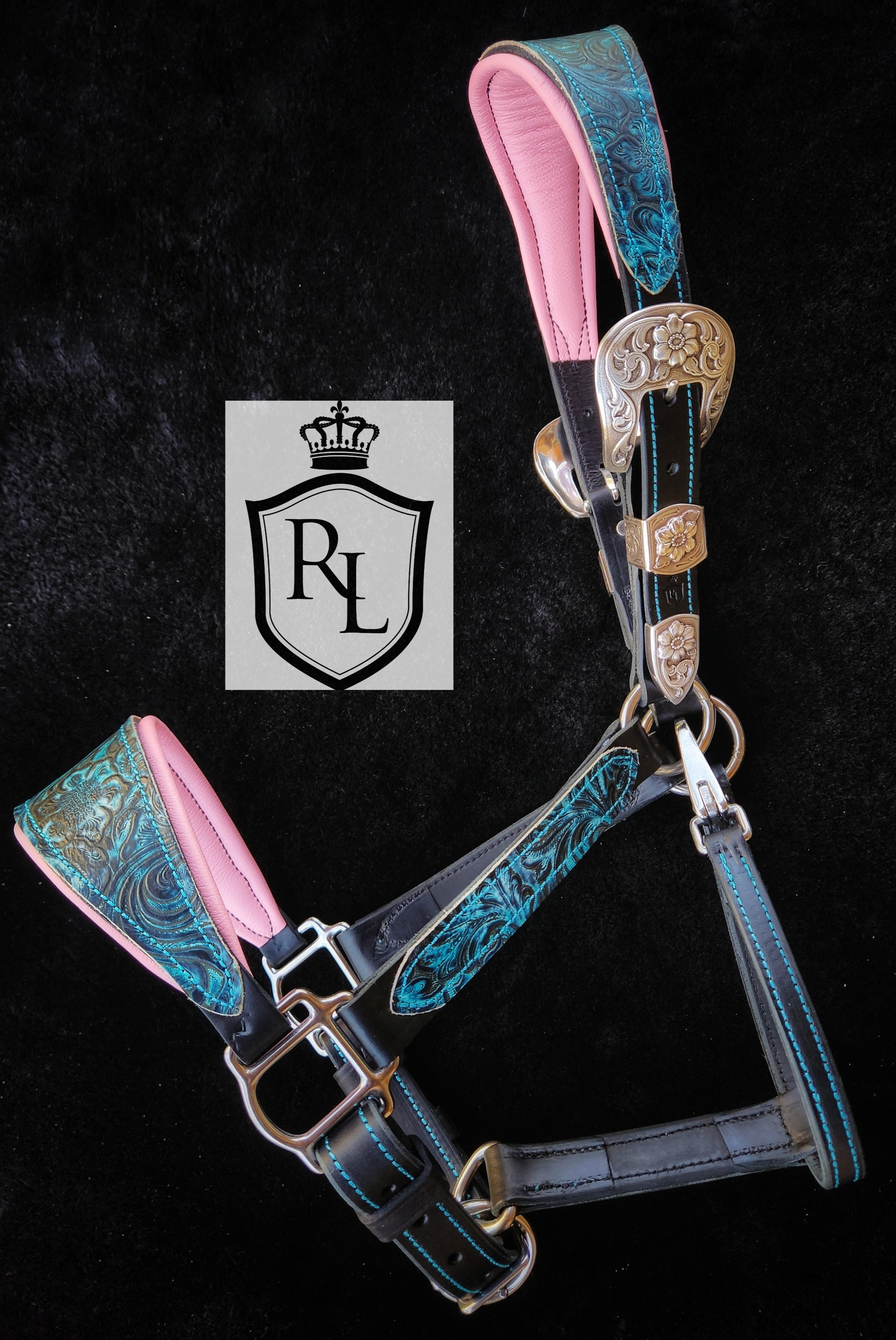 Wildflower Sky Halter – Royal Legacy Custom Leather