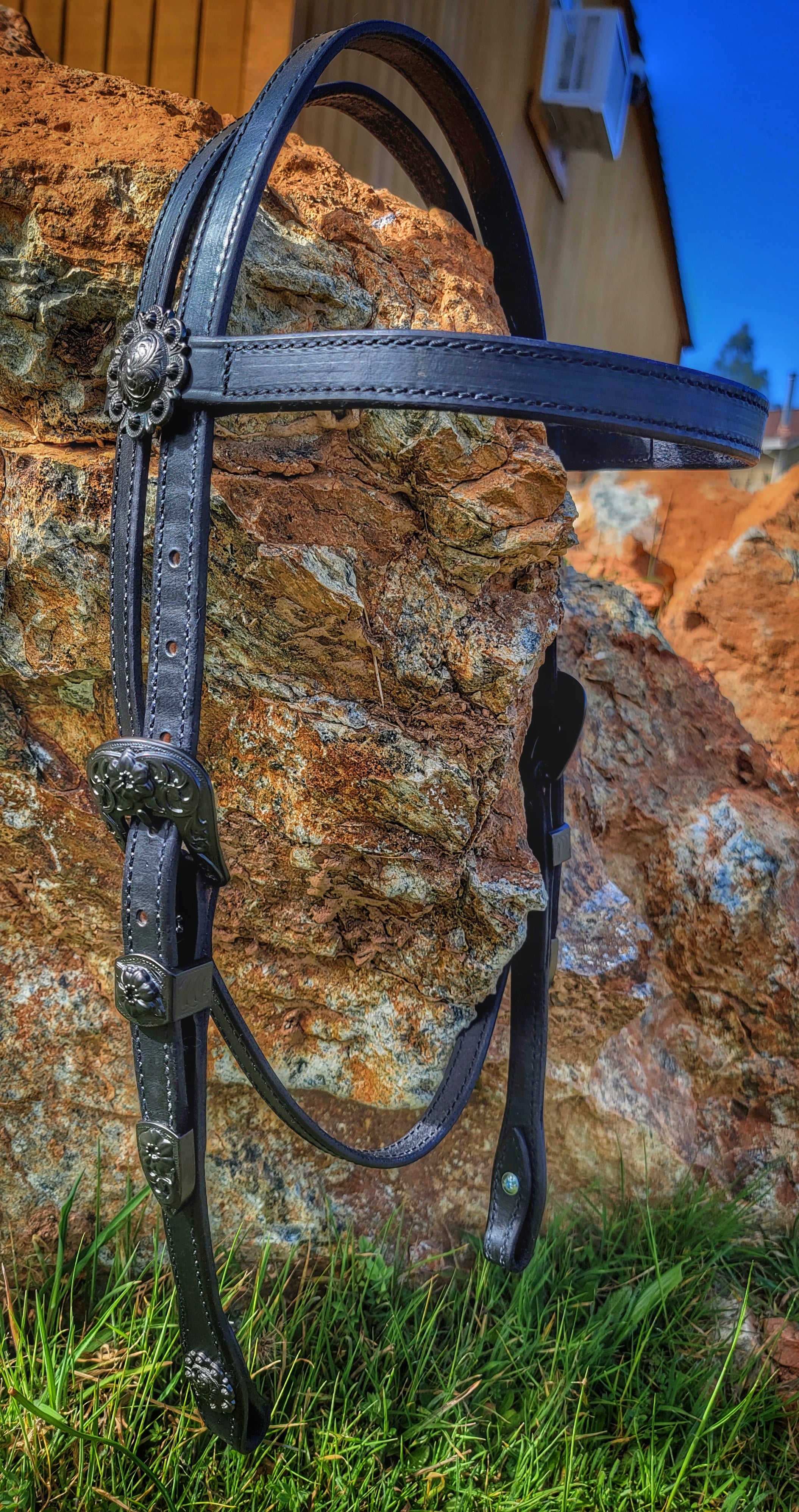 BLACKOUT Bit Bridle – Royal Legacy Custom Leather
