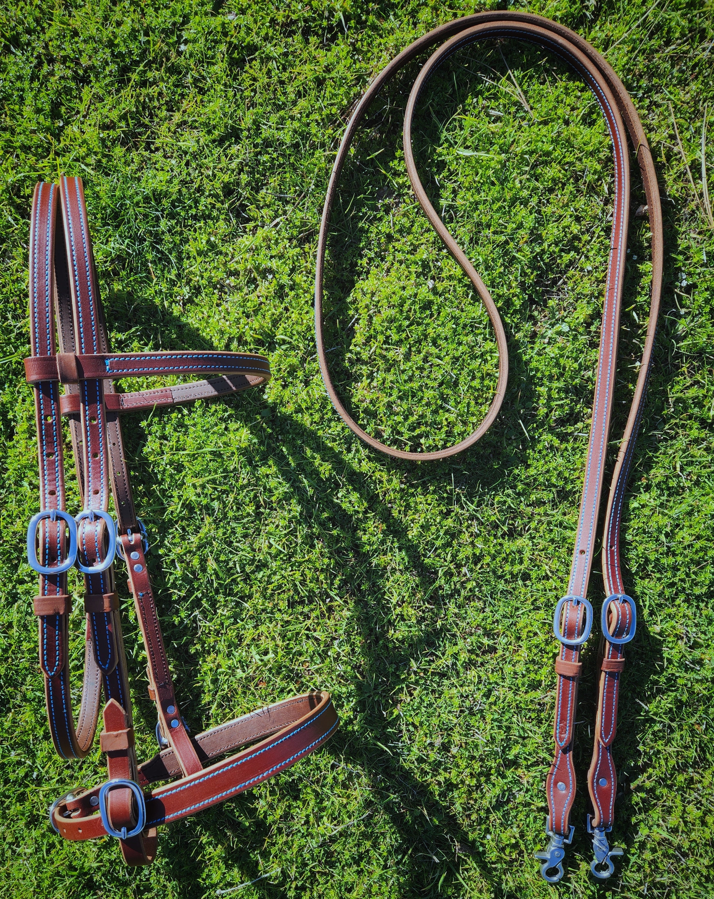 Brown working bit bridle – Royal Legacy Custom Leather