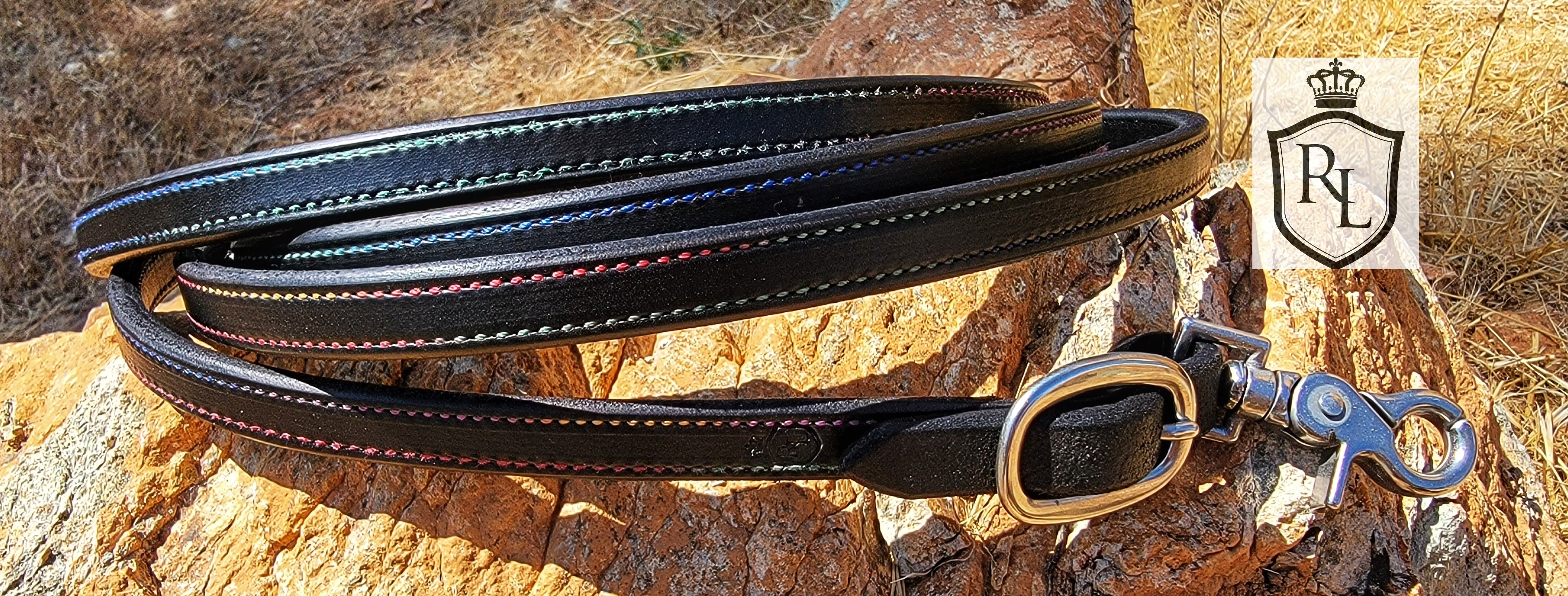 Rainbow loop reins – Royal Legacy Custom Leather